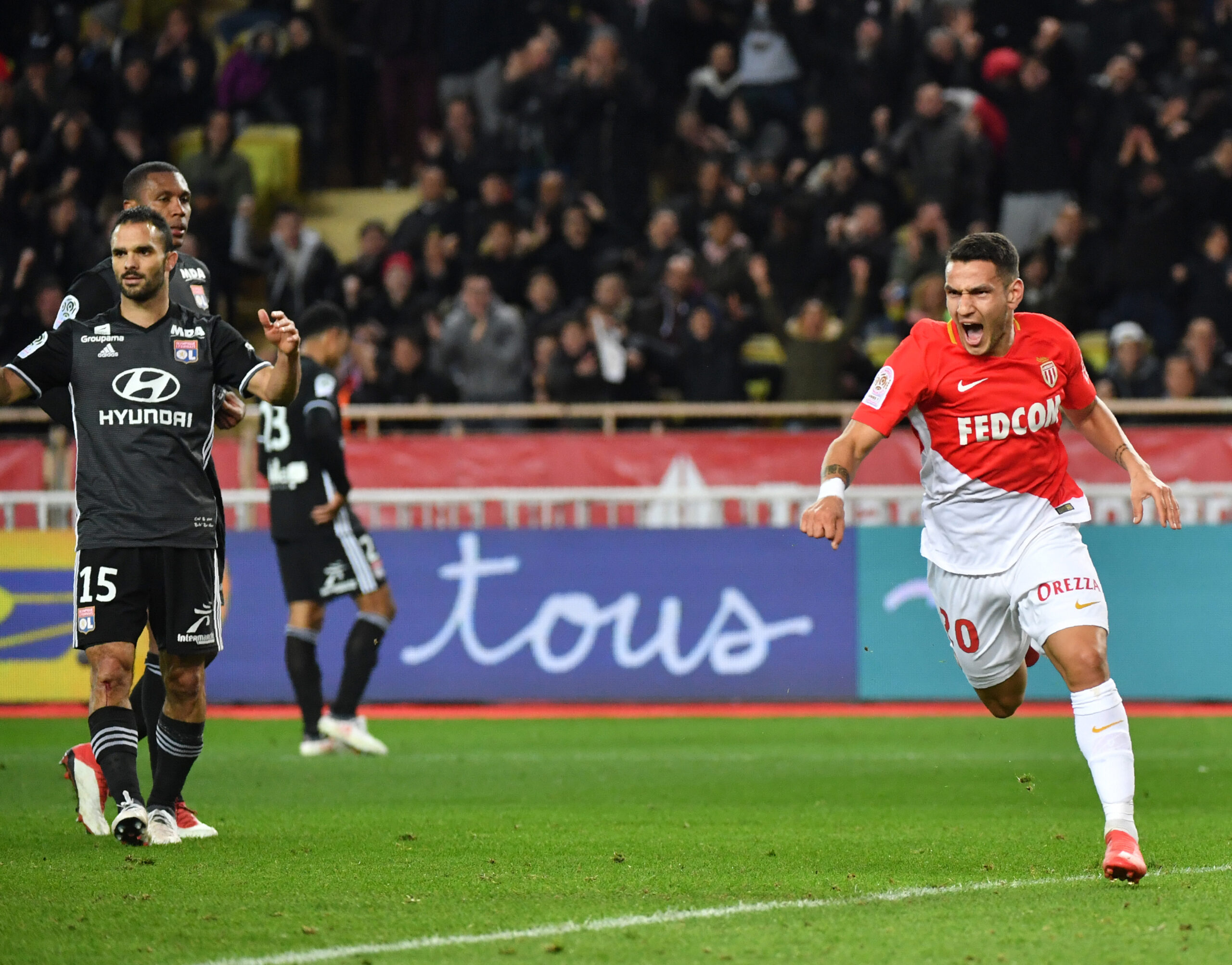 AS Monaco - OL (3-2) : à onze contre dix, Lyon craque en Principauté