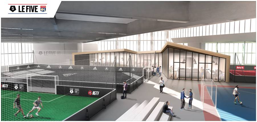 "Le Five OL" : ouverture en février d'un tout nouveau complexe sportif ...