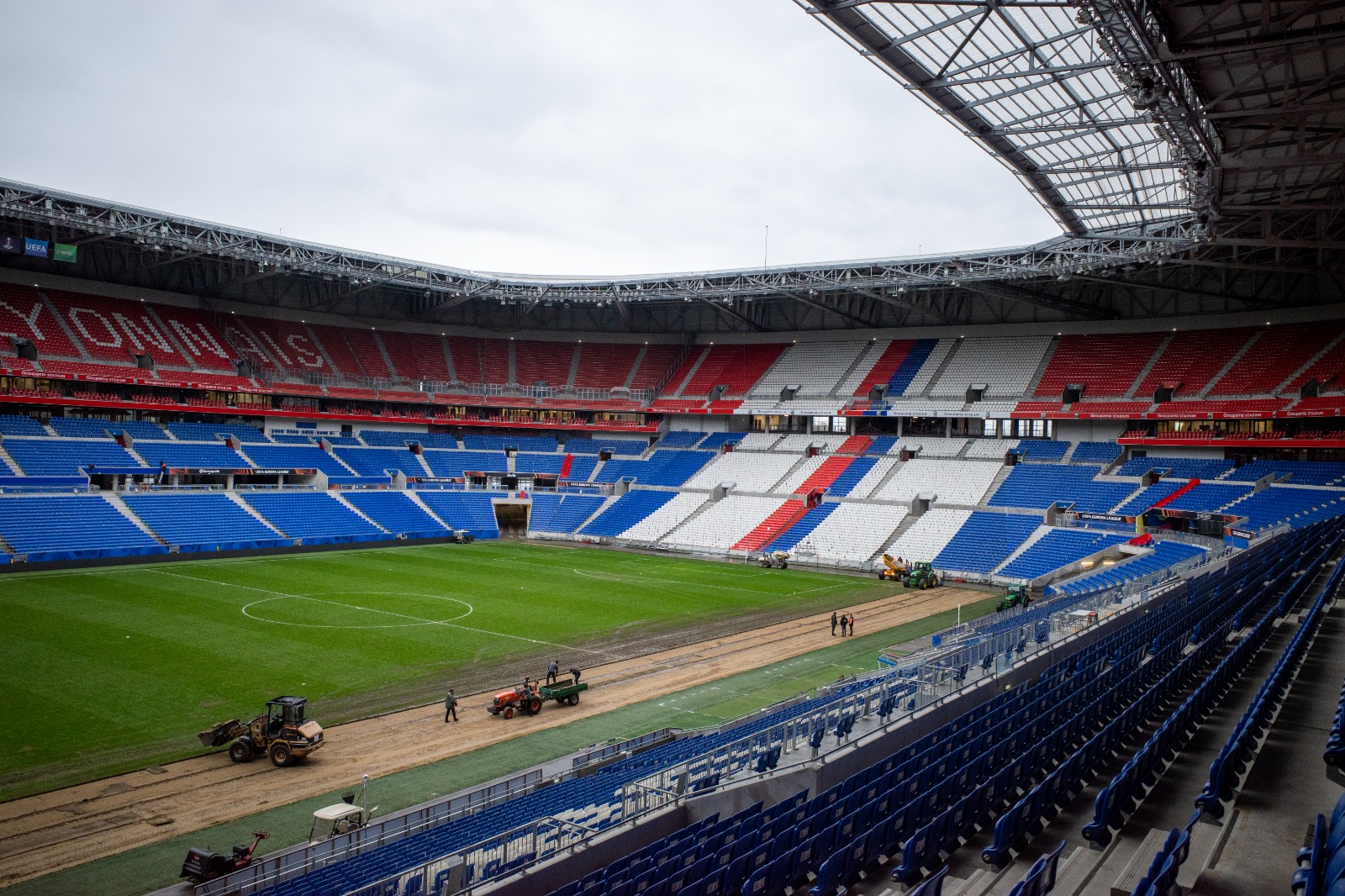 Le Parc OL ouvre ses portes aux dirigeants européens