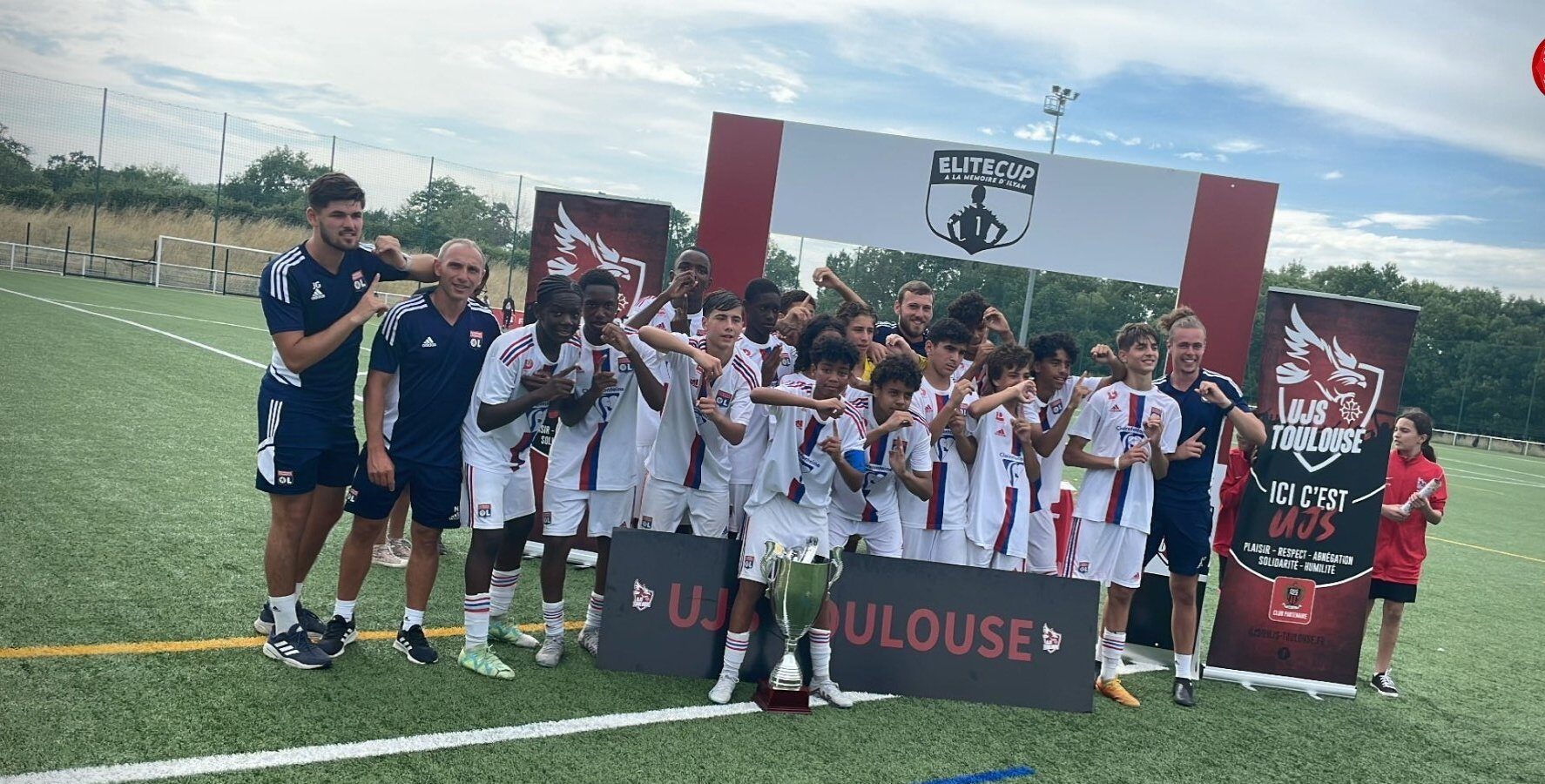 Les U14 de l'OL remportent le tournoi de l’UJS Toulouse