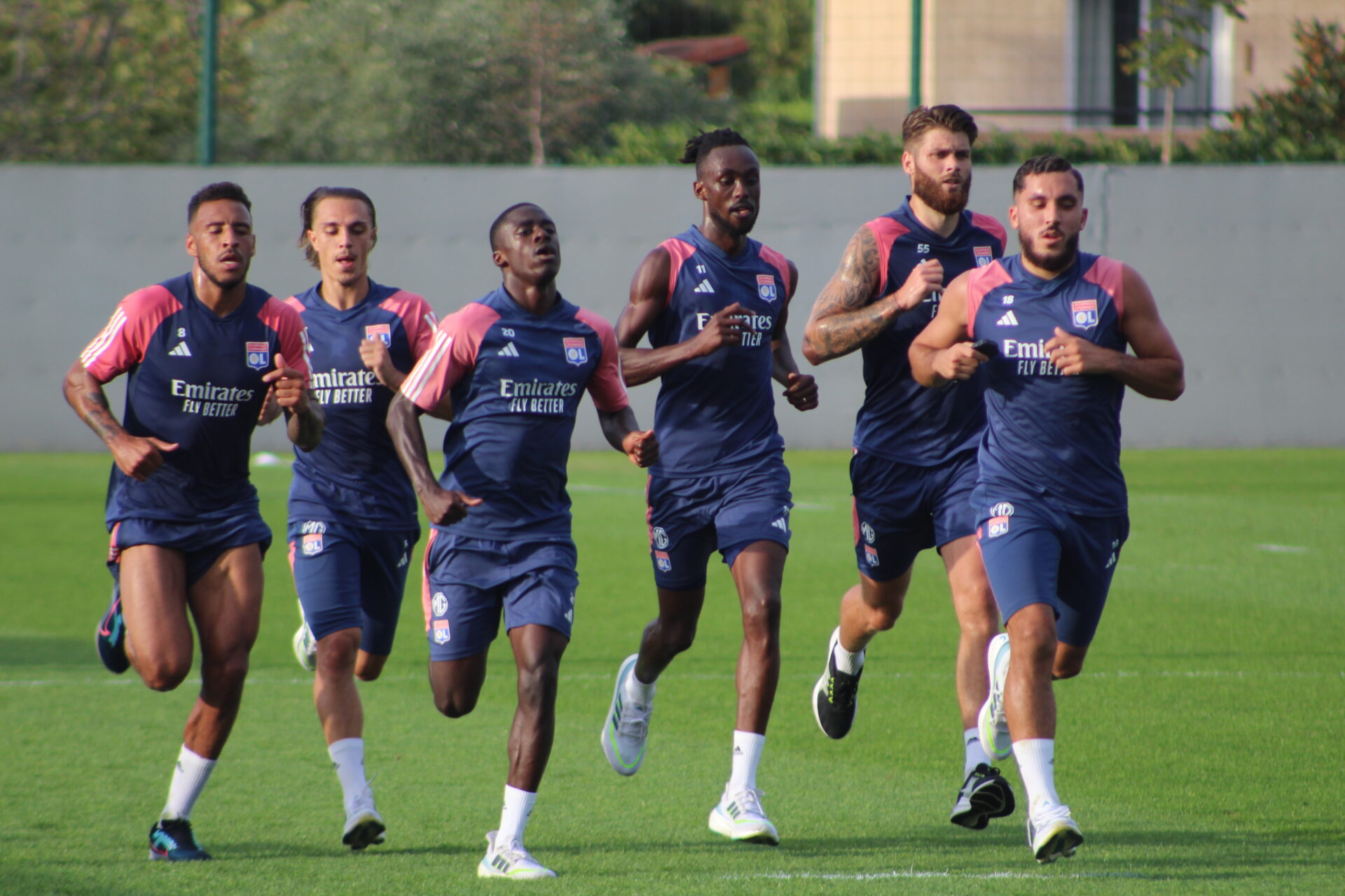 Les joueurs de l’OL ont fait leur retour à l’entraînement