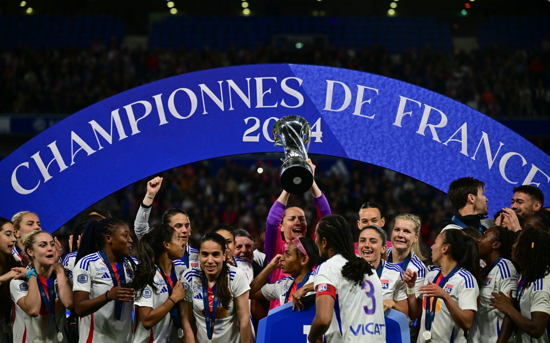 L’OL féminin a attiré en moyenne 14 600 spectateurs au Parc OL