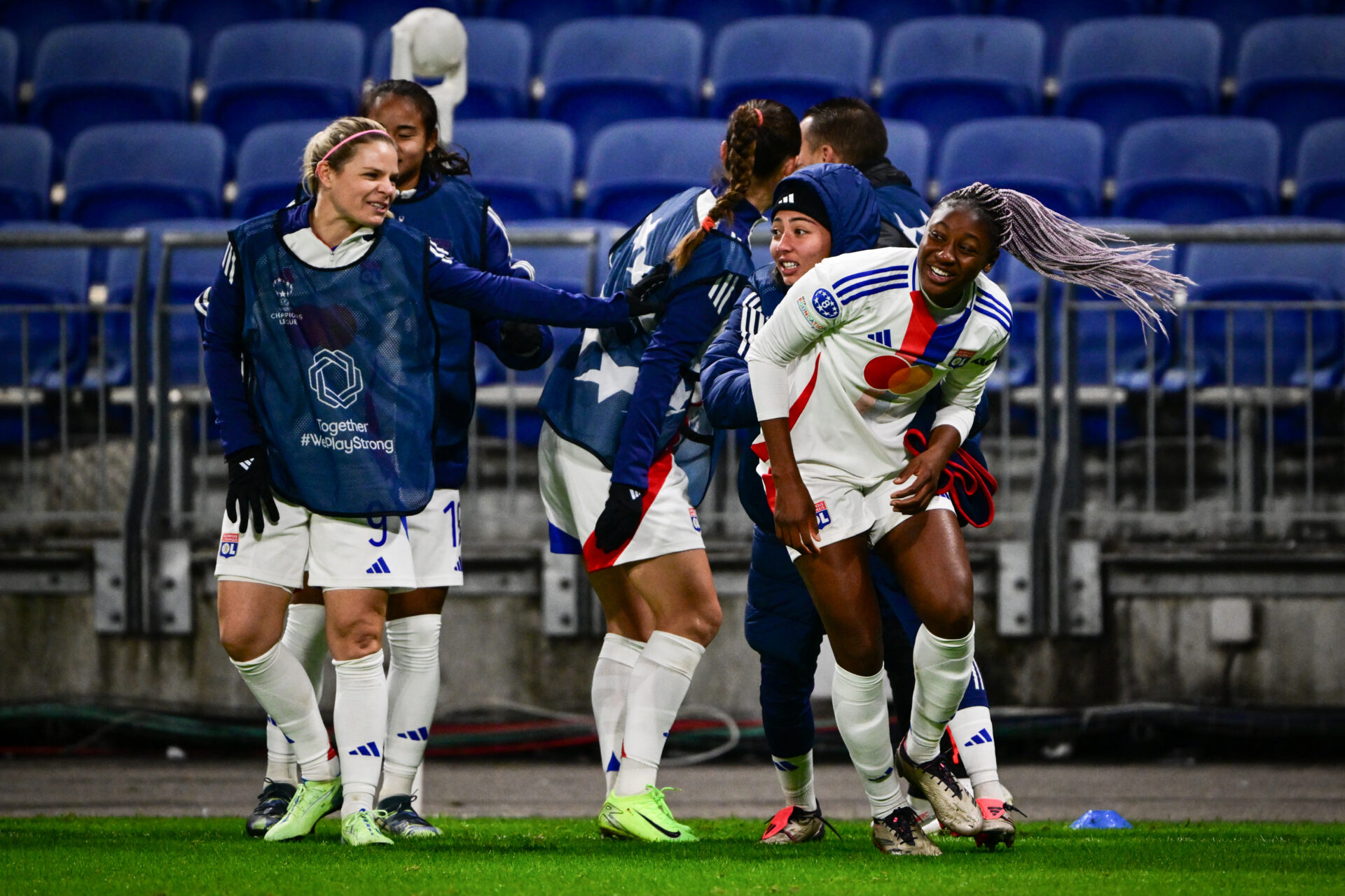 Une ministre à la rencontre des joueuses de l’OL féminin