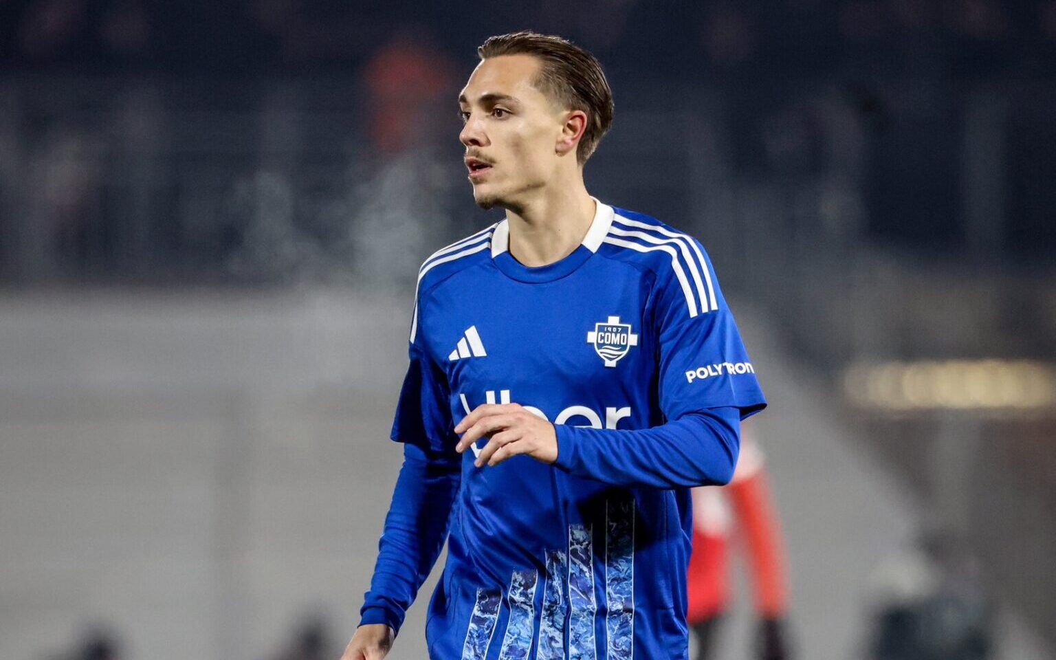 Maxence Caqueret a réalisé ses débuts avec Côme (ex-OL)