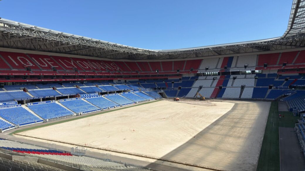L’OL de retour dans un mois au Parc OL, qui fait sa mue